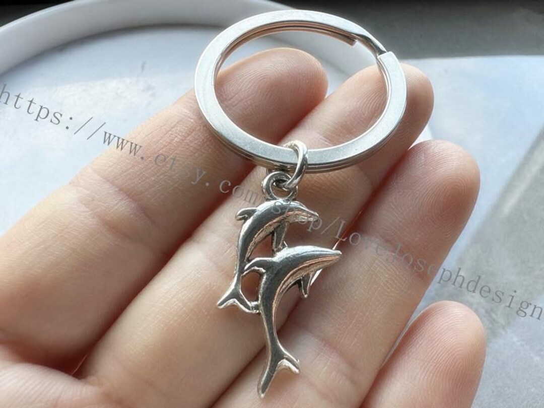 Dolphins Keychain,his Dolphins Gift Keychain - Etsy