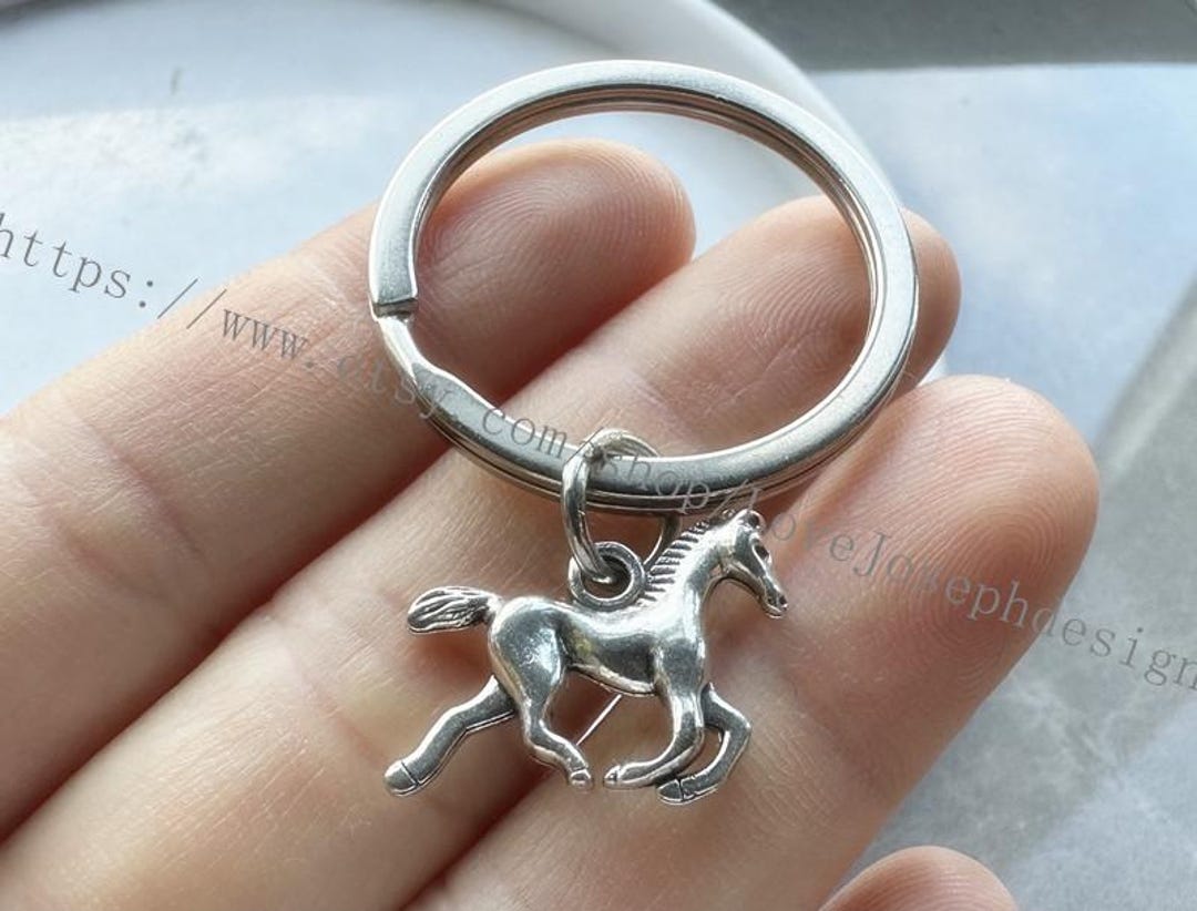 Horse Keychain,horse Gifts Key Ring - Etsy