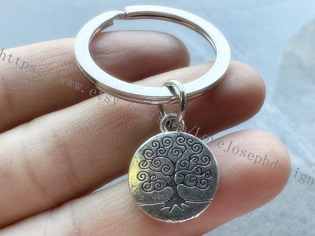 Tree Keychain, Tree Gifts Key Ring - Etsy