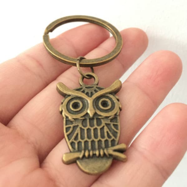 Owl Key Ring - Etsy