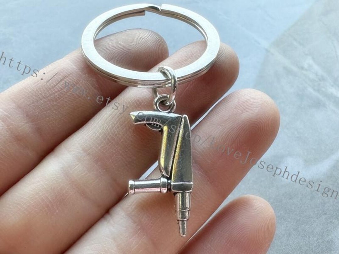 Gun Keychain, Gun Key Ring - Etsy