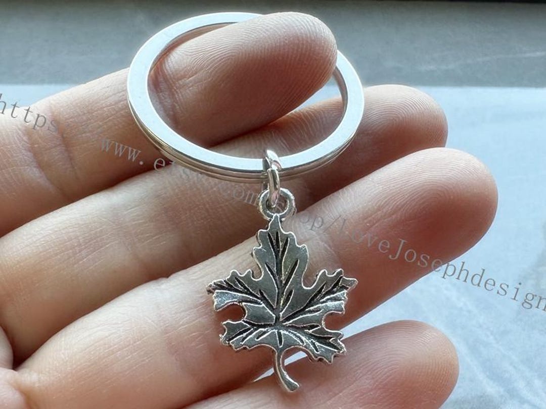 Maple Leaf Keychain,maple Leaf Gifts Key Ring - Etsy
