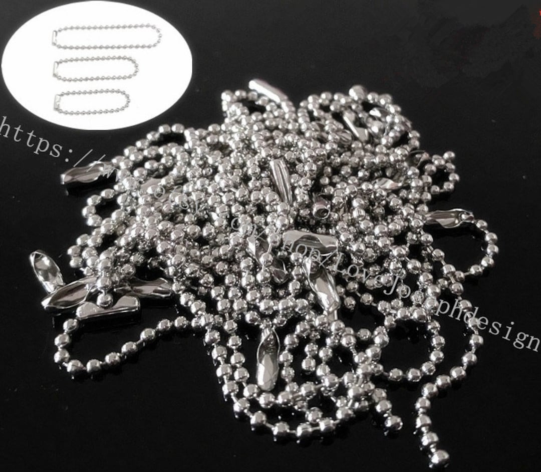 Set of 50 or 100pieces 4 Inch 10 Cm Keychains Ball Chain - Etsy