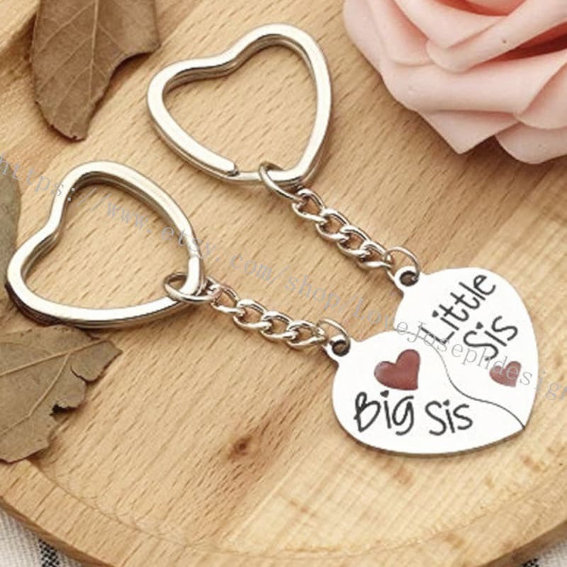 Sister Key Chain - Etsy