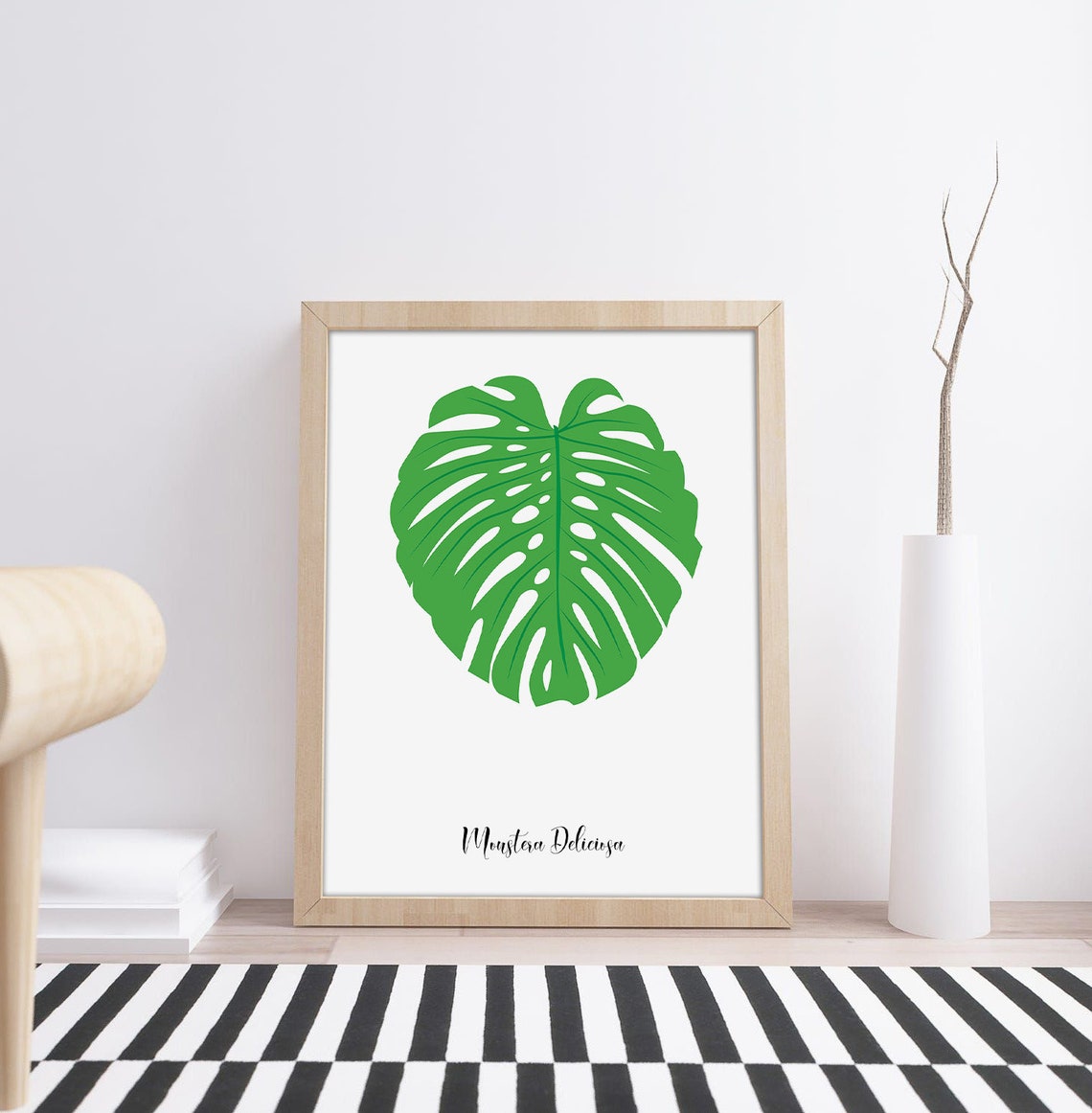 Monstera Deliciosa Monstera Print Monstera Leaf Art - Etsy