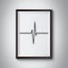 Heartbeat Print Heartbeat Art Heartbeat Wall Art EKG Print - Etsy