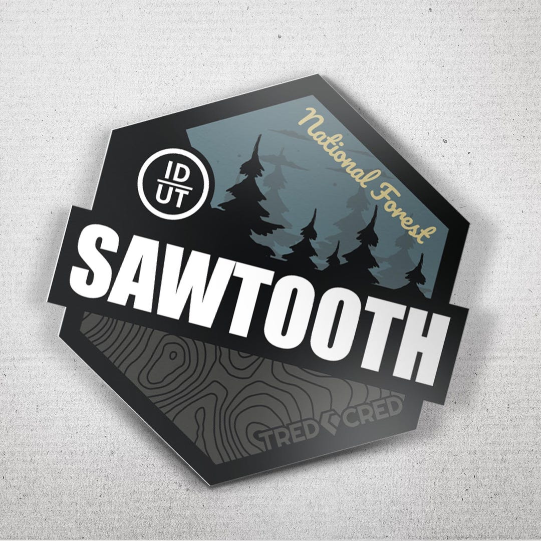 Sticker: Sawtooth National Forest - Etsy