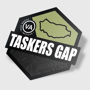 Sticker: Taskers Gap Trail - Etsy
