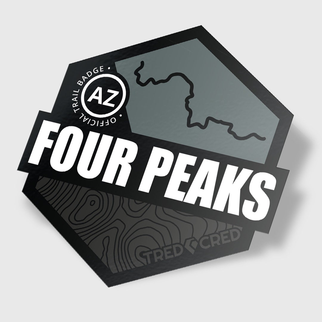 Sticker: Four Peaks Trail - Etsy