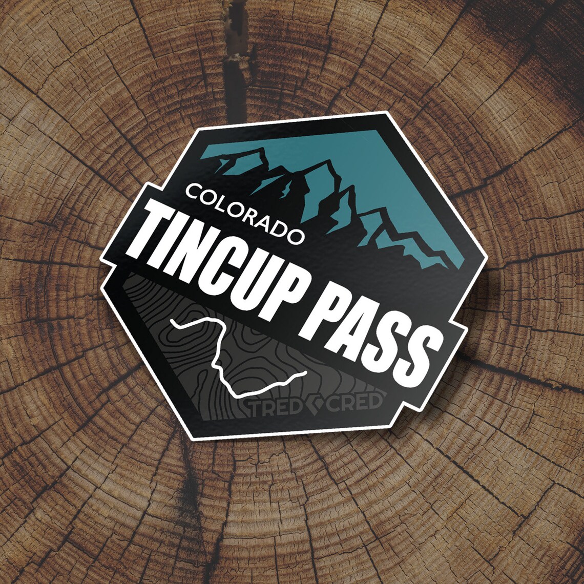 Sticker: Tincup Pass Trail - Etsy
