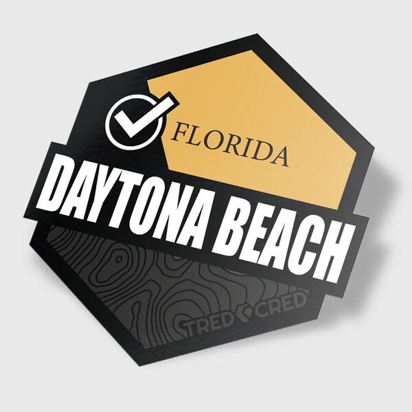 Daytona Beach Sticker - Etsy