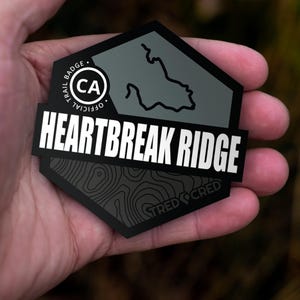 Sticker: Heartbreak Ridge Trail - Etsy