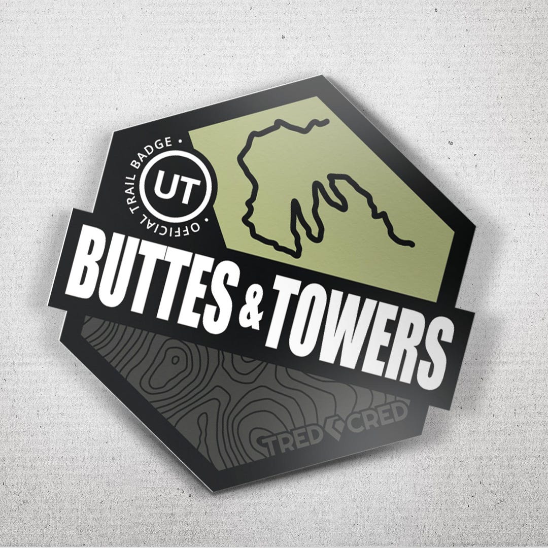 Sticker: Buttes and Towers - Etsy