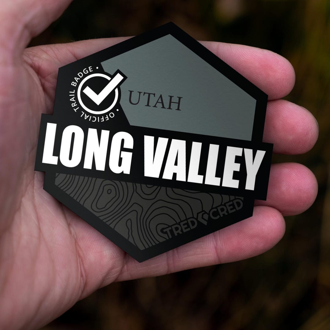 Sticker: Long Valley Trail - Etsy