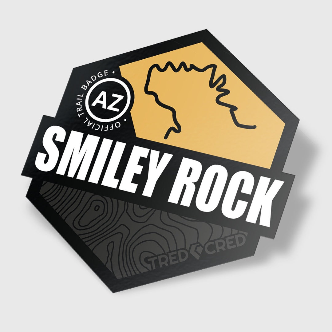 Sticker: Smiley Rock Trail - Etsy
