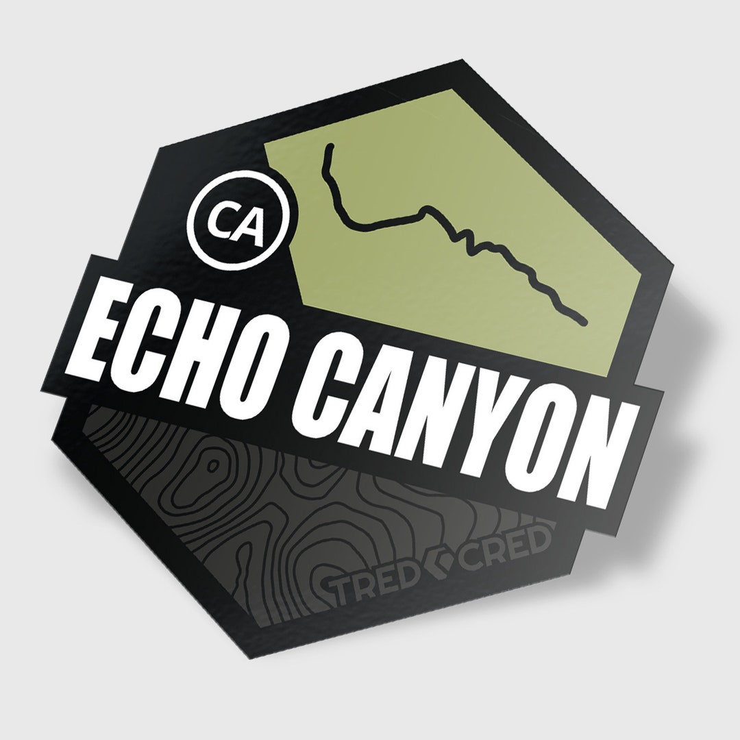Sticker: Echo Canyon Trail - Etsy