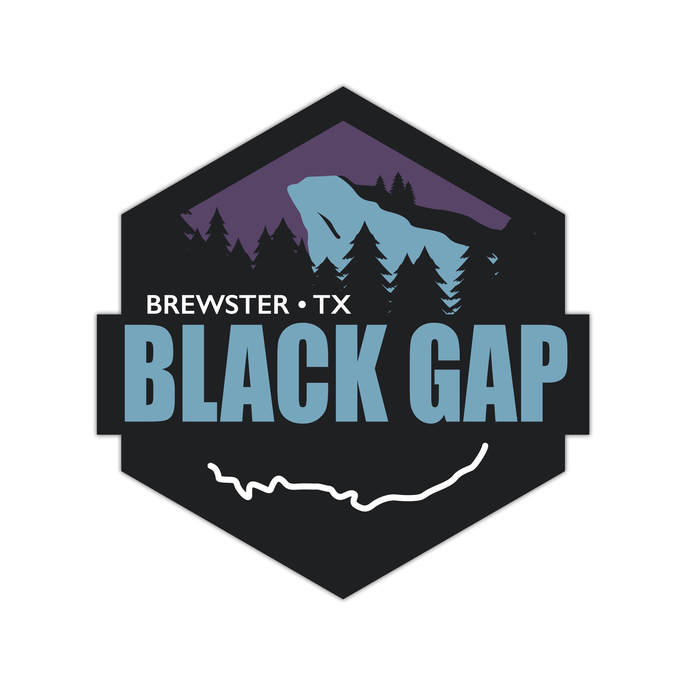 Sticker: Black Gap Trail | Etsy