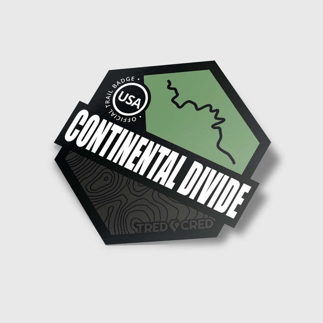 Sticker: Continental Divide - Etsy