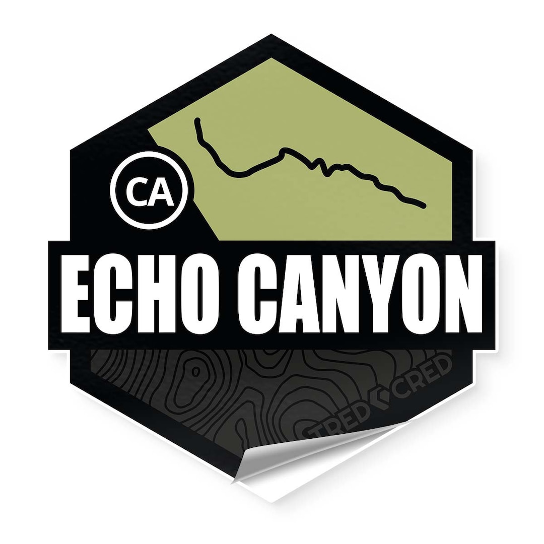 Sticker: Echo Canyon Trail - Etsy