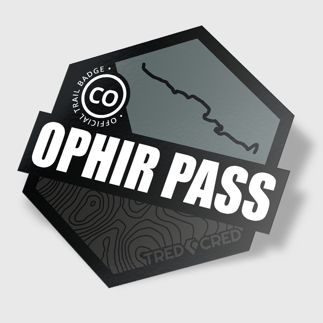 Sticker: Ophir Pass Trail - Etsy