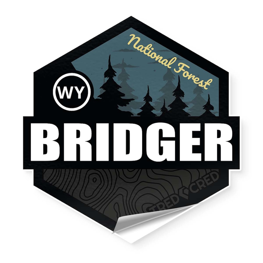 Sticker: Bridger National Forest - Etsy