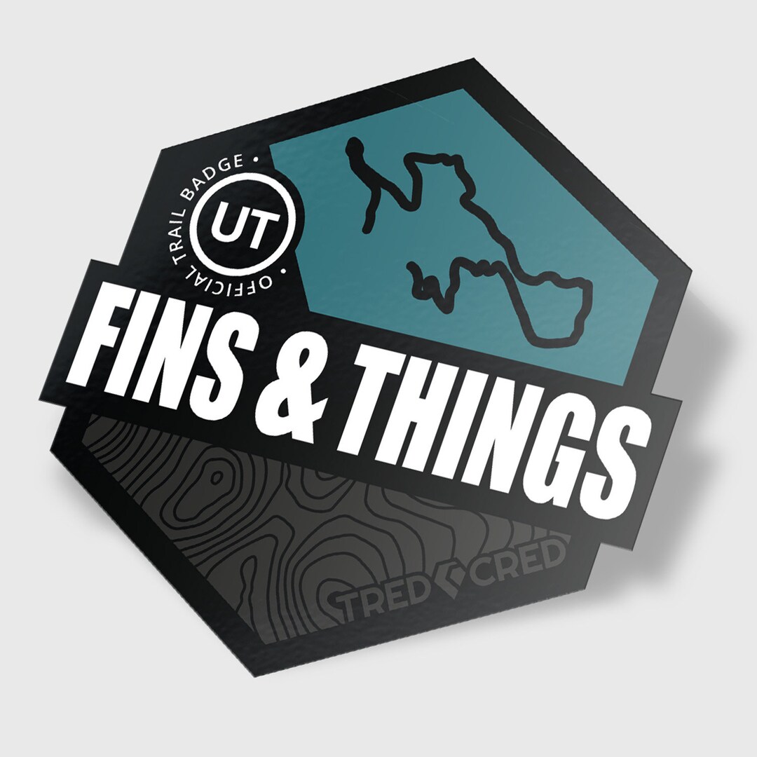 Sticker: Fins & Things Trail - Etsy