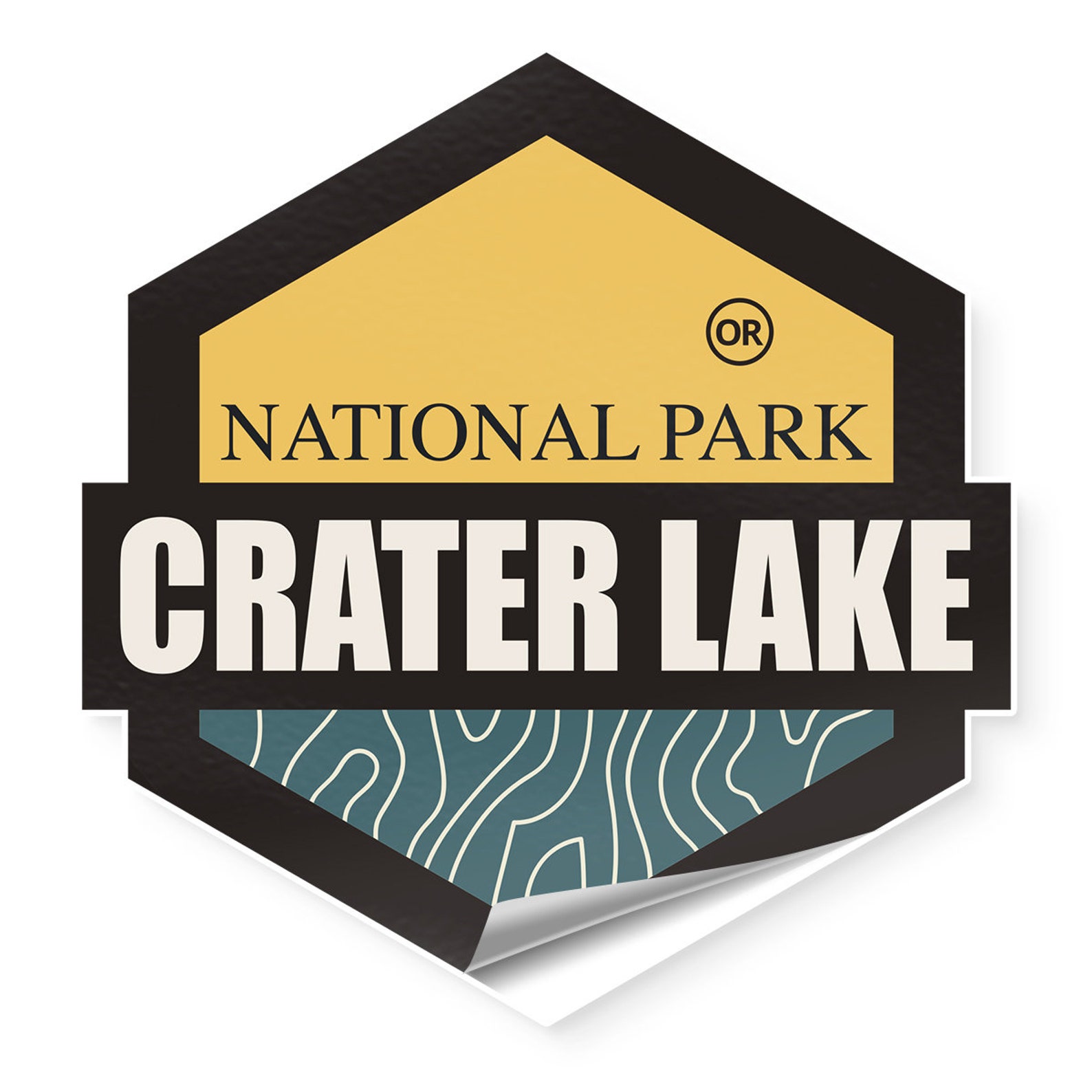 Sticker: Crater Lake National Park - Etsy