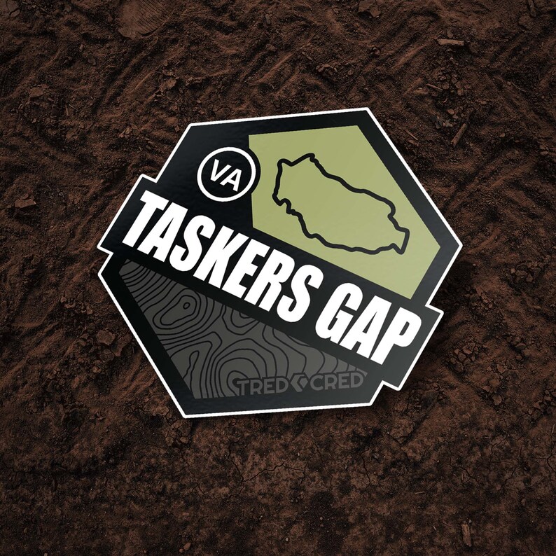 Sticker: Taskers Gap Trail - Etsy