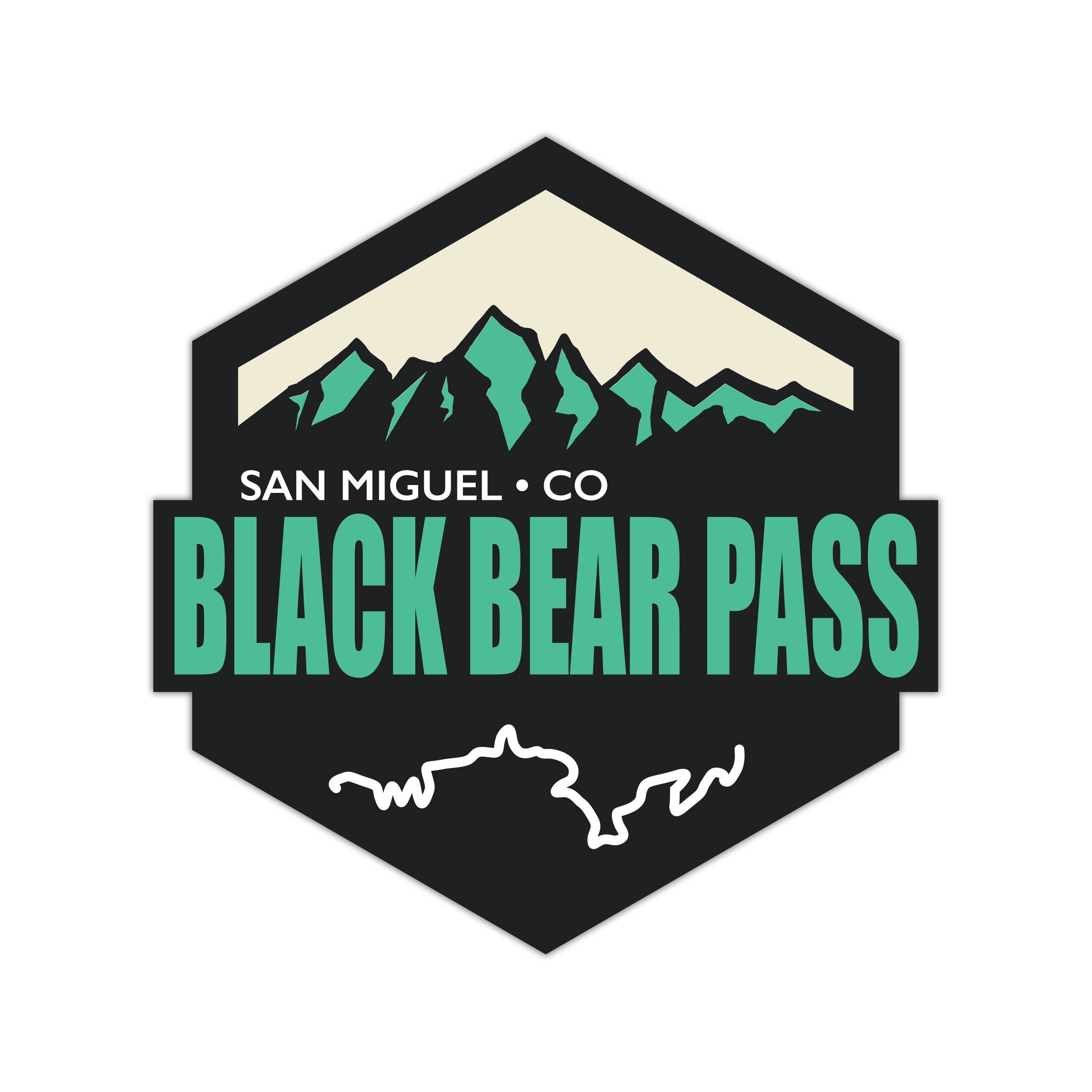 Sticker: Black Bear Pass Trail | Etsy
