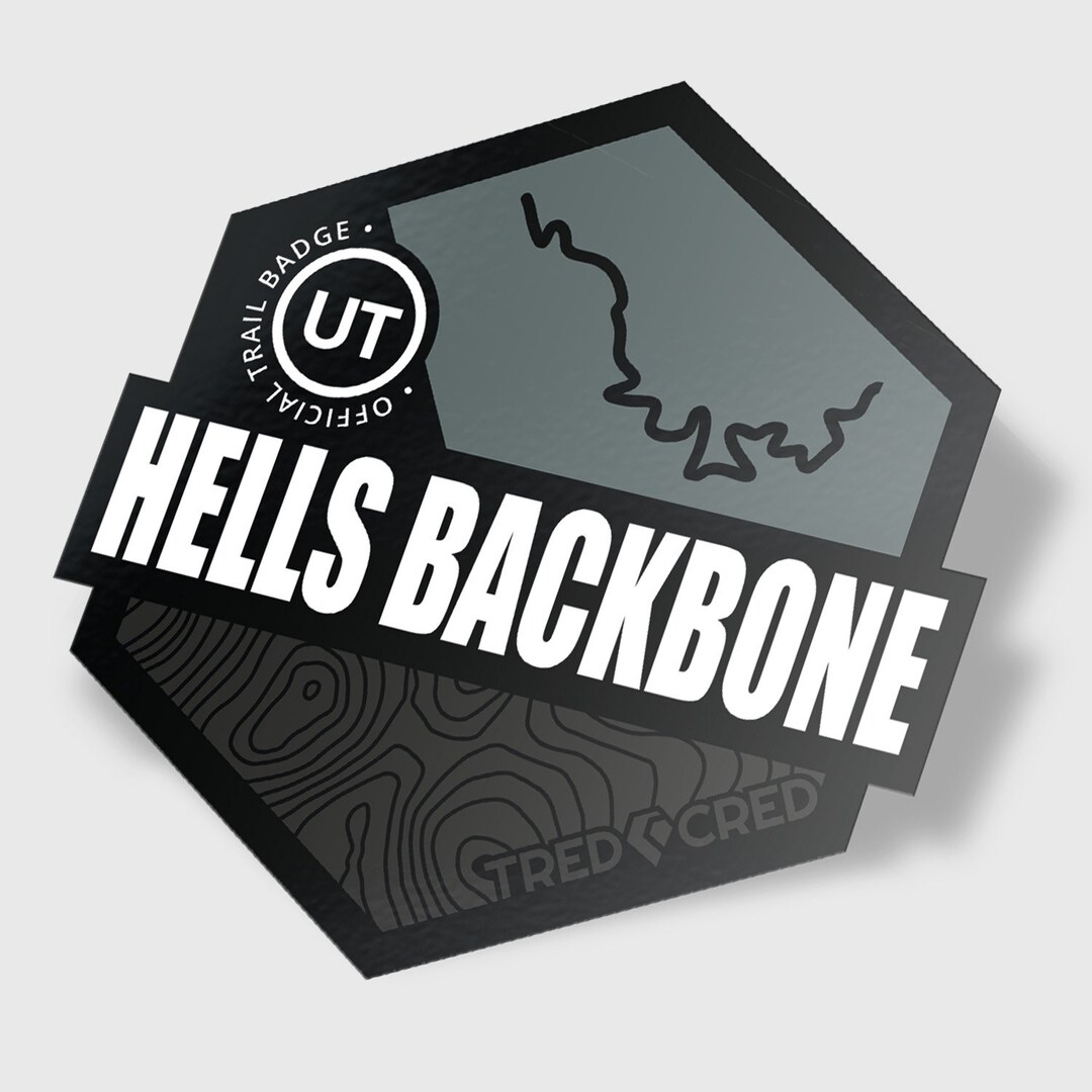 Sticker: Hells Backbone Trail - Etsy