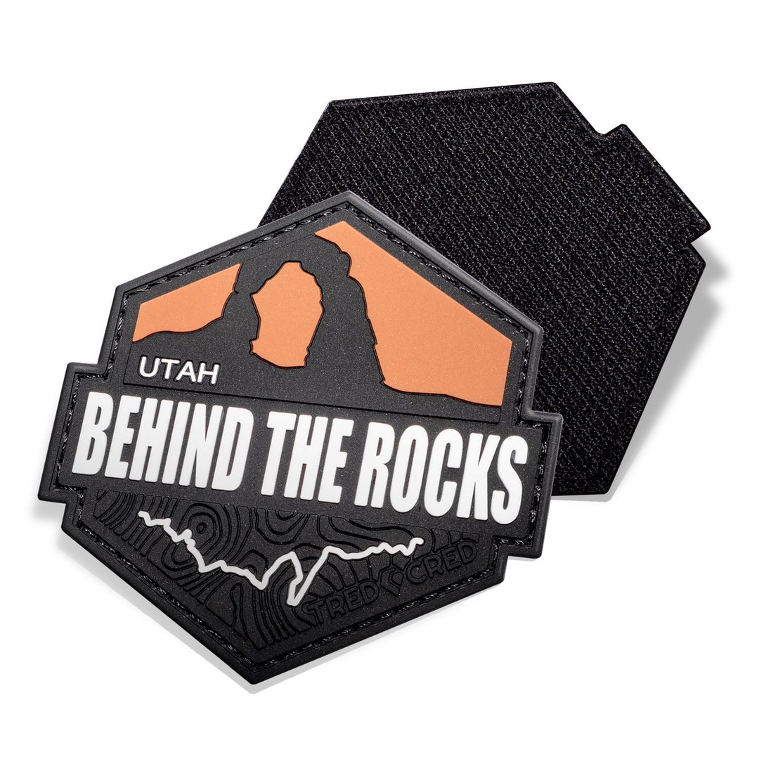 Patch (pvc): Behind the Rocks - Etsy