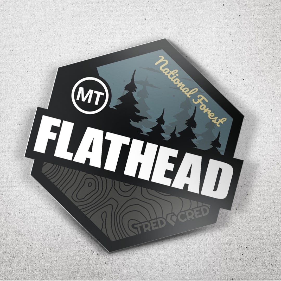 Sticker: Flathead National Forest - Etsy