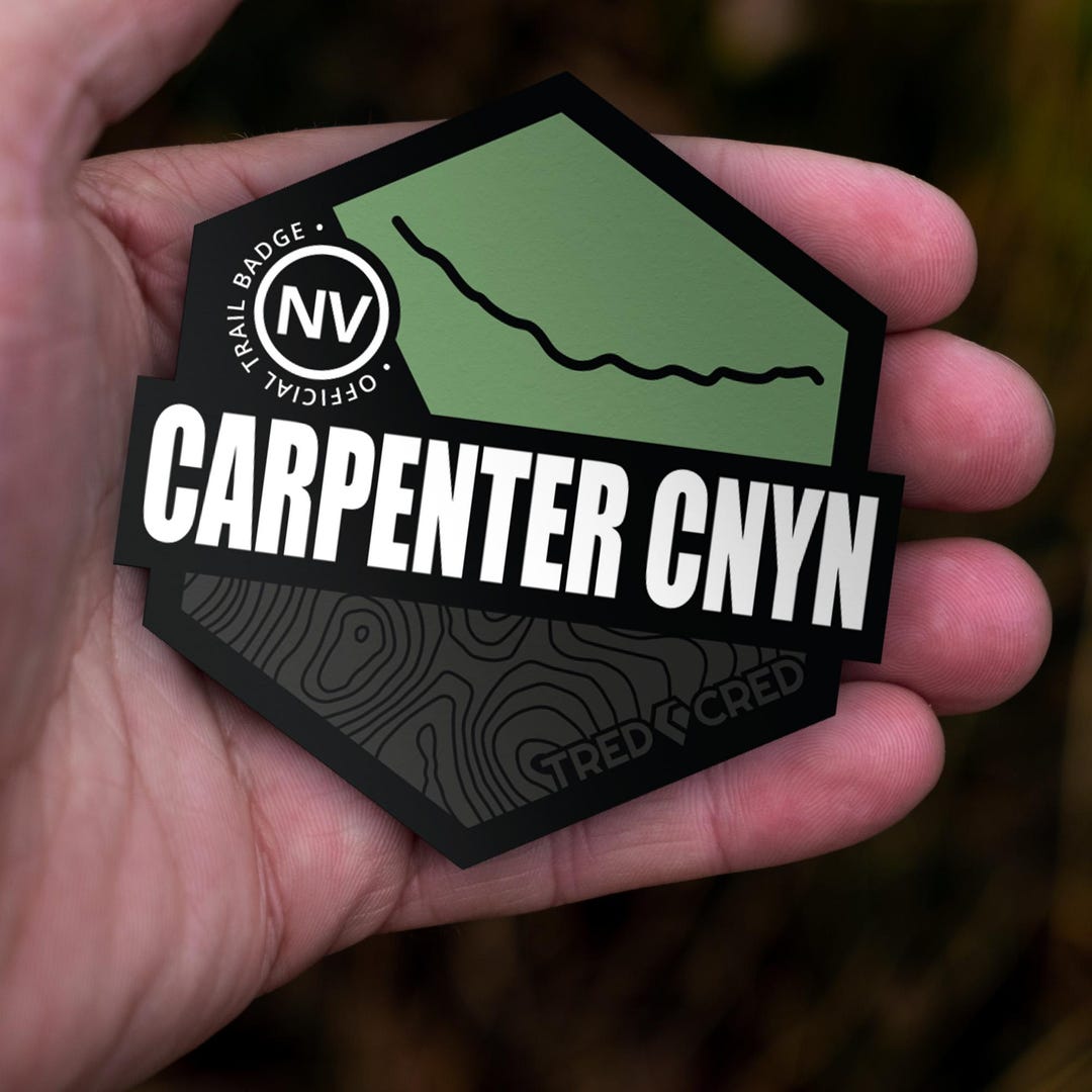 Sticker: Carpenter Canyon Trail - Etsy