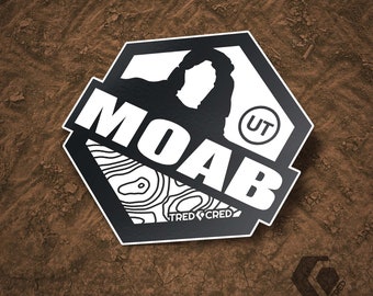 Moab Trails Sticker - Etsy