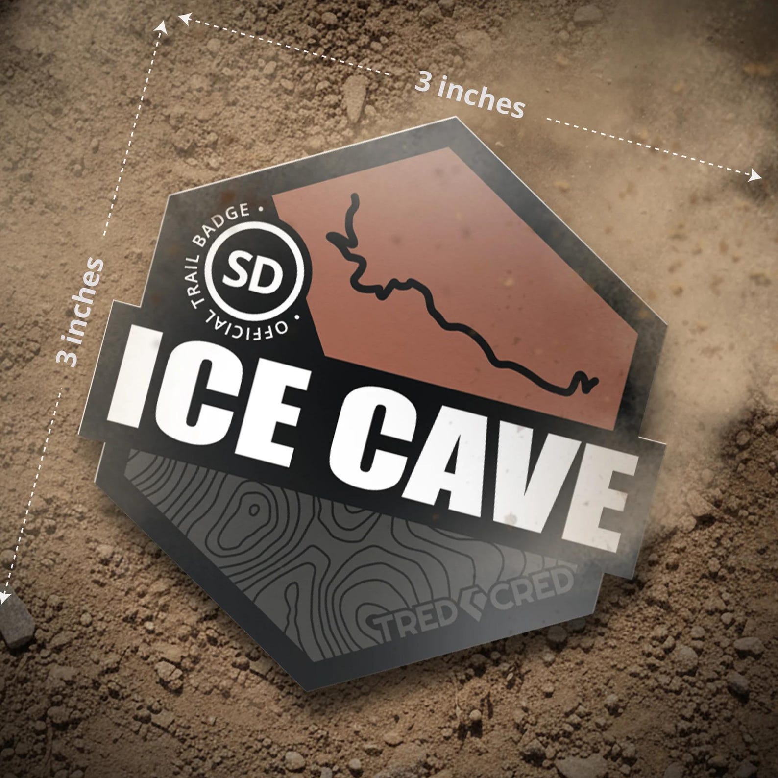 Sticker: Ice Cave - Etsy