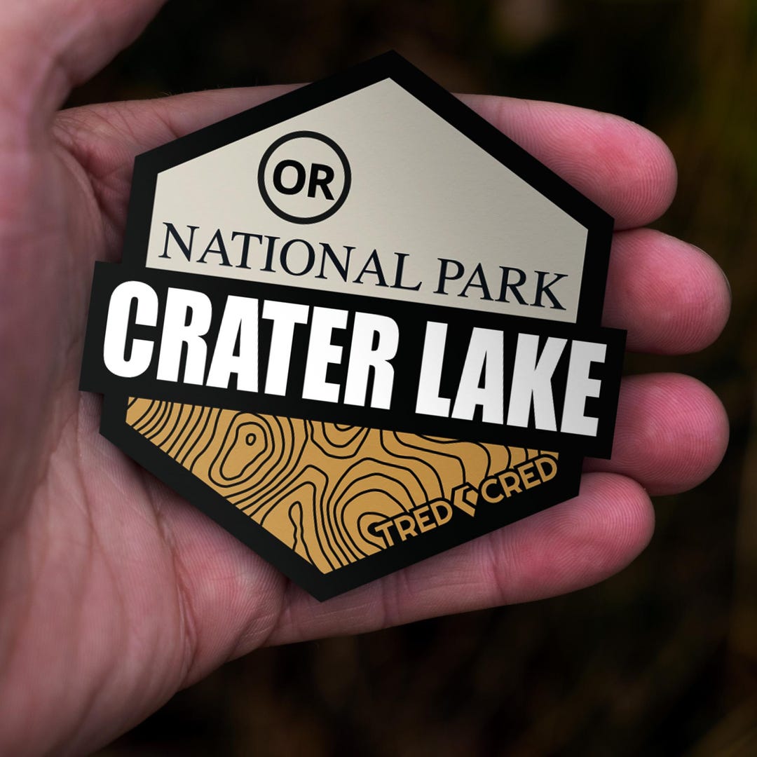 Sticker: Crater Lake National Park - Etsy