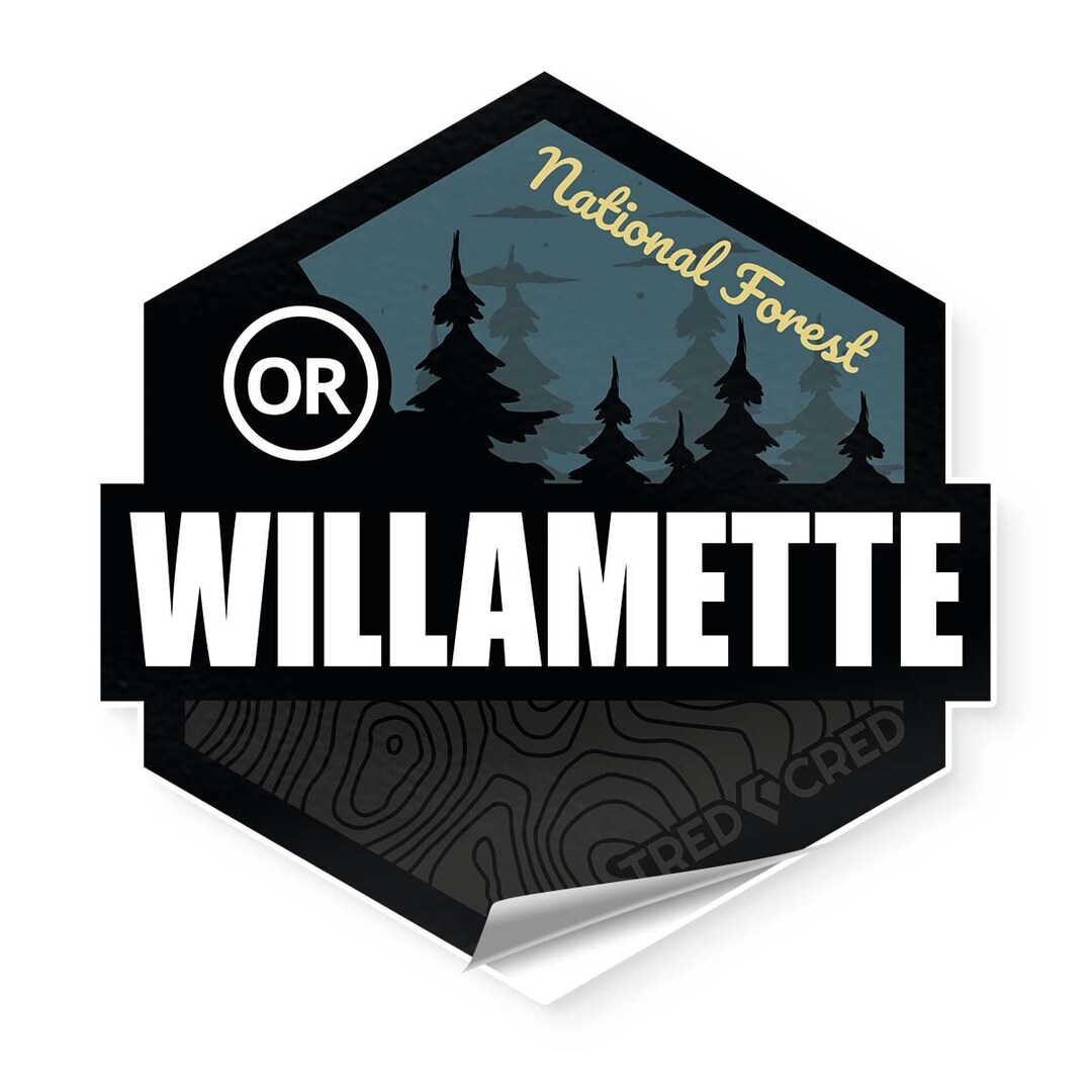 Sticker: Willamette National Forest - Etsy