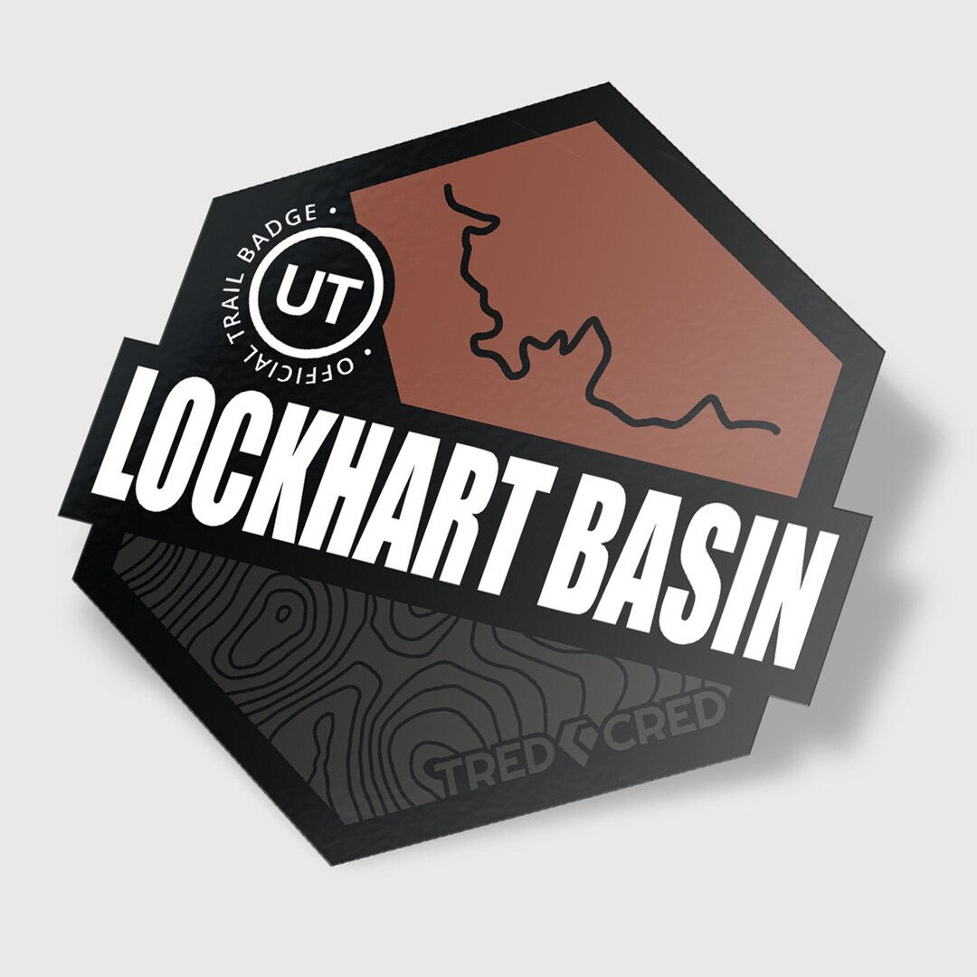 Sticker: Lockhart Basin Trail - Etsy