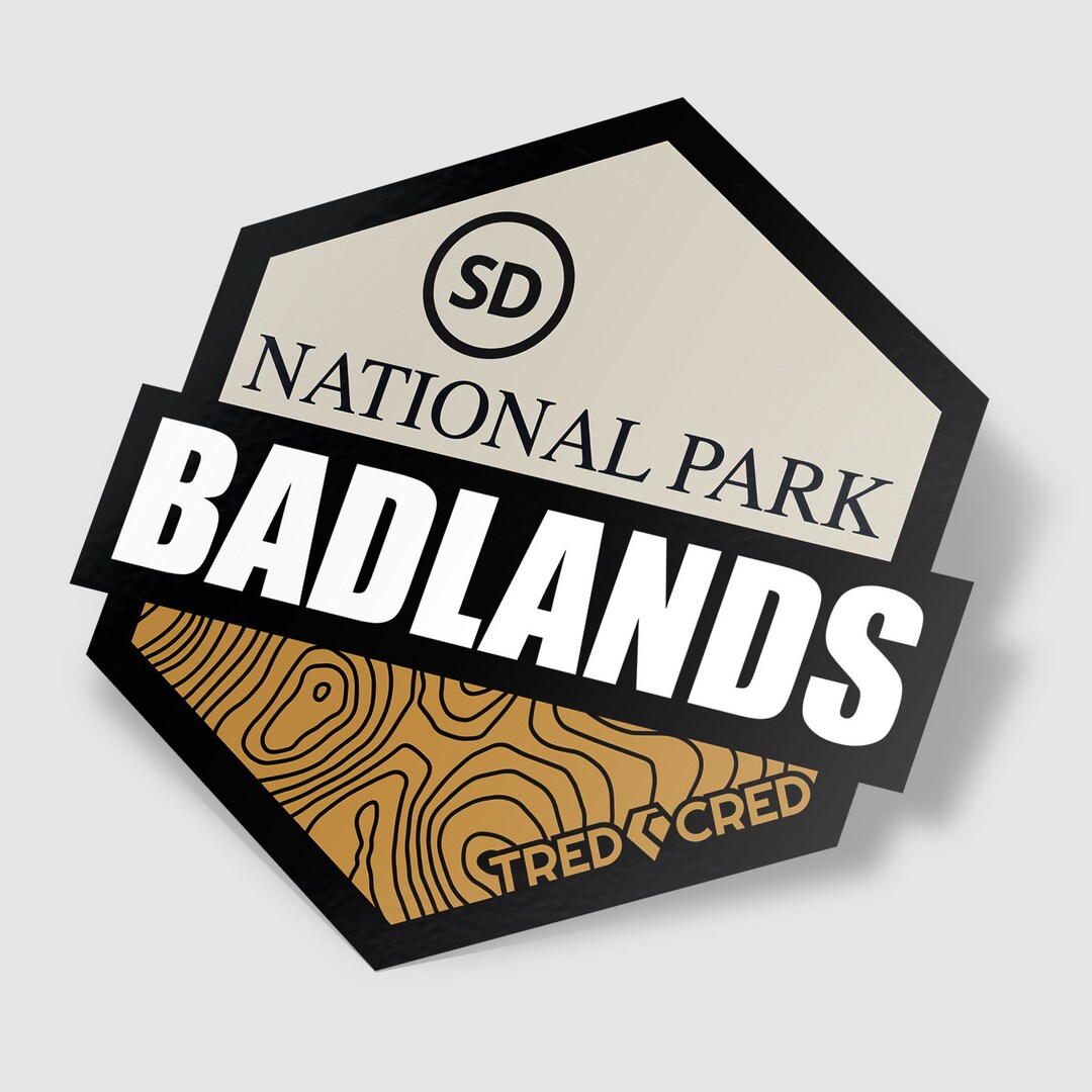 Sticker: Badlands National Park - Etsy