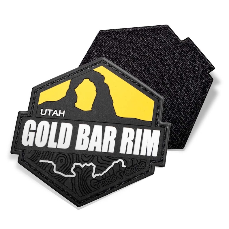 Patch (pvc): Gold Bar Rim - Etsy