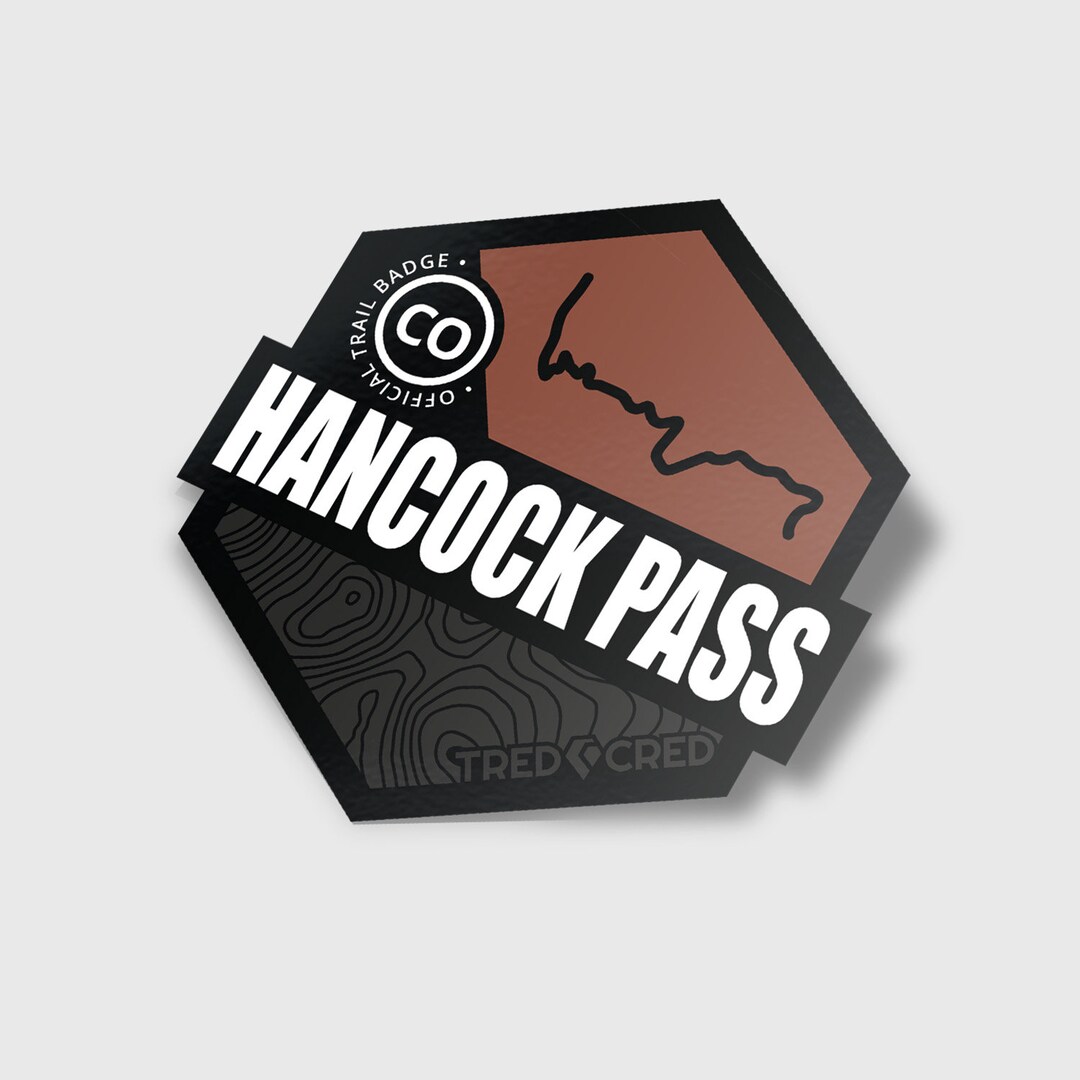 Sticker: Hancock Pass Trail - Etsy