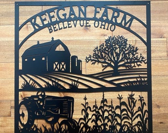 Custom Farm Sign - Etsy