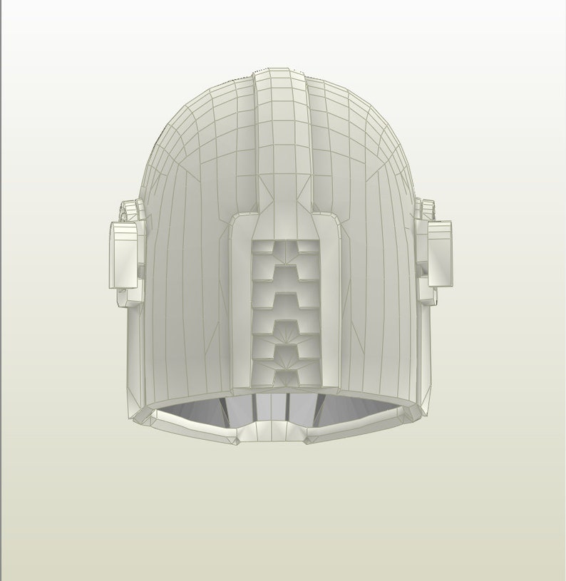 Mandalorian Helmet | Paper Craft | PDO File - Etsy