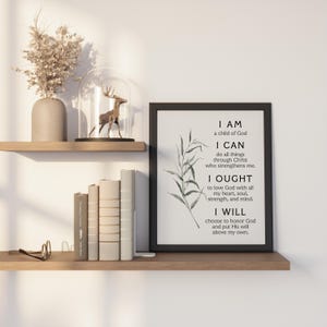 I Am I Can I Ought I Will Quote Based on Charlotte Mason's Motto for ...