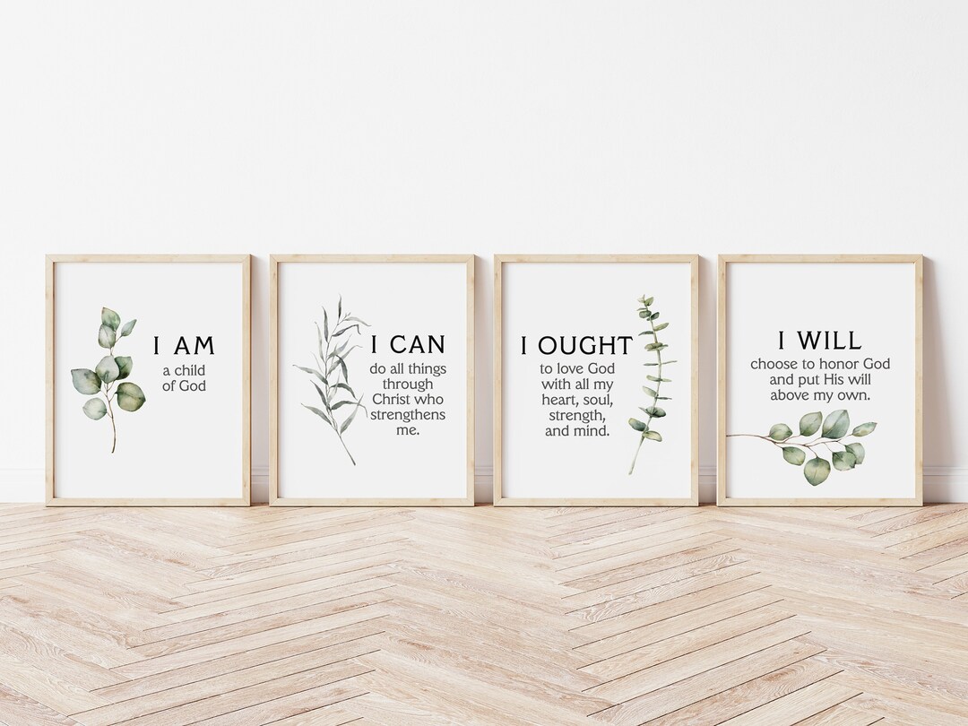 I Am I Can I Ought I Will Quote Based on Charlotte Mason's Motto for ...