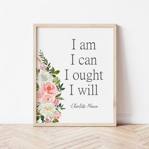 Printable Charlotte Mason Wall Signs, Set of 3 - Etsy