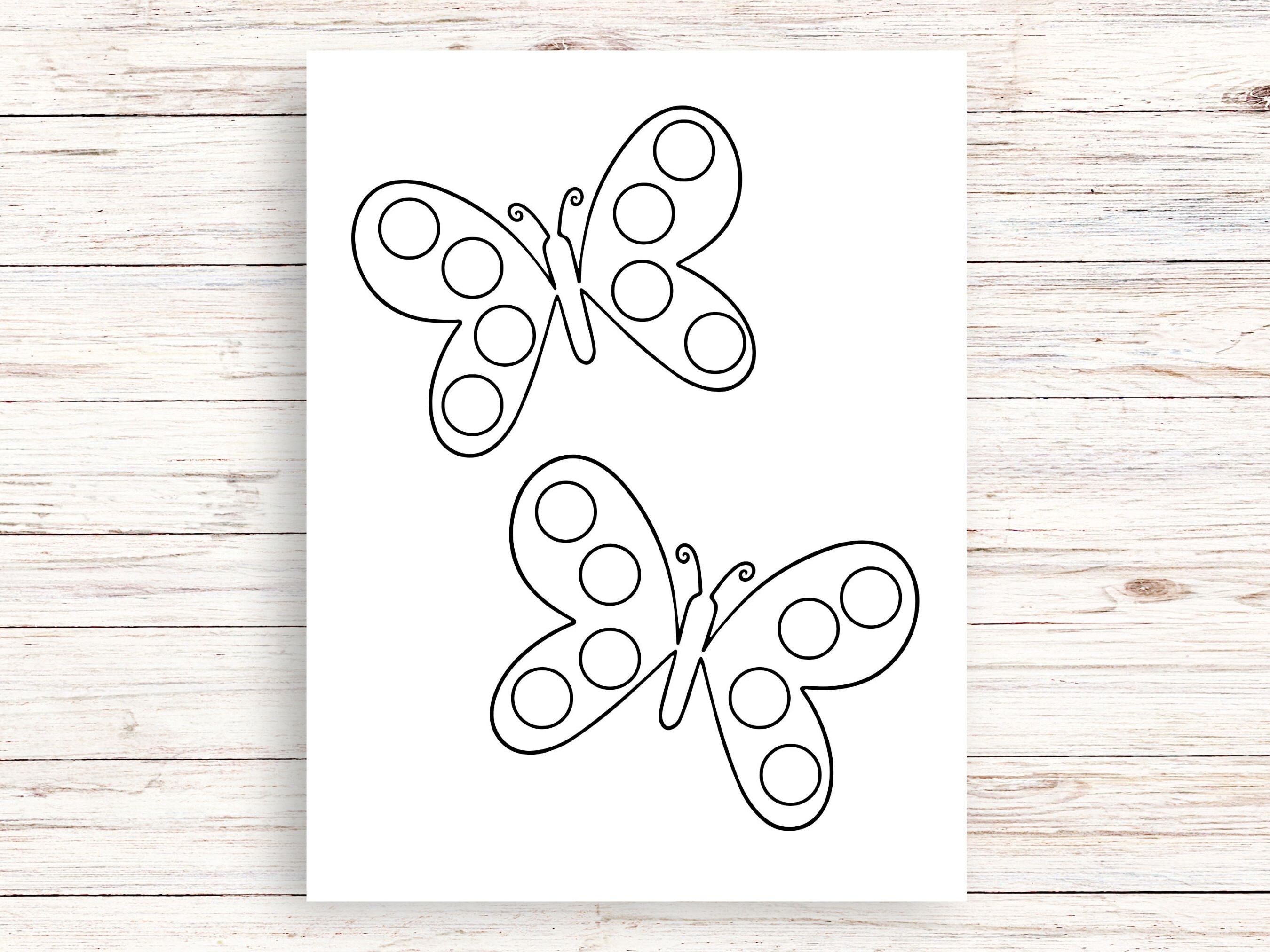 Spring Dot Marker Printable, Do A Dot Art Coloring Page Preschool ...