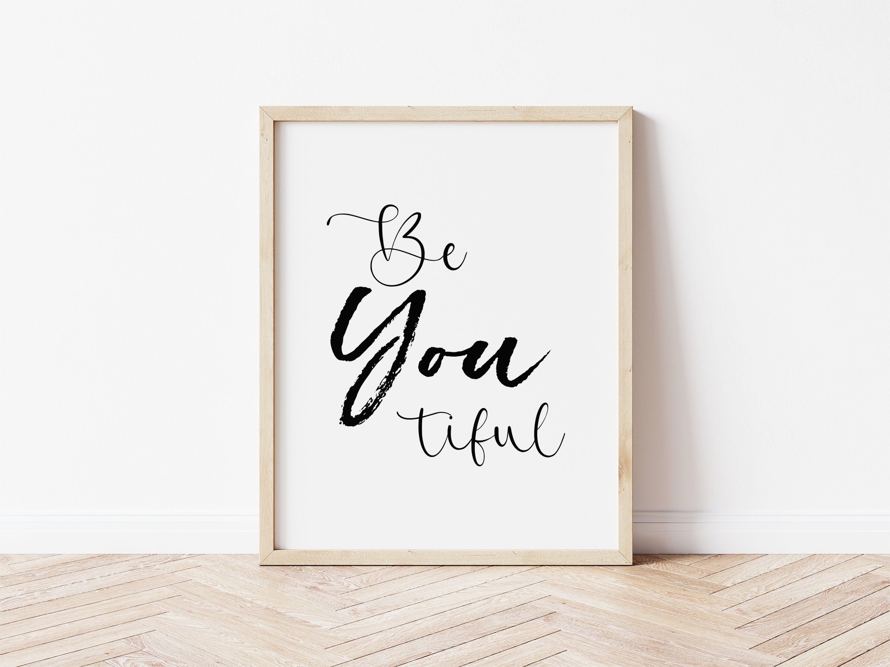 Printable Beyoutiful Sign for Self-confidence, Bathroom Decor, Bedroom ...