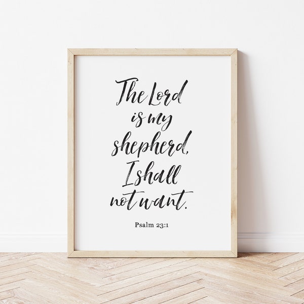 I Shall Not Want - Etsy