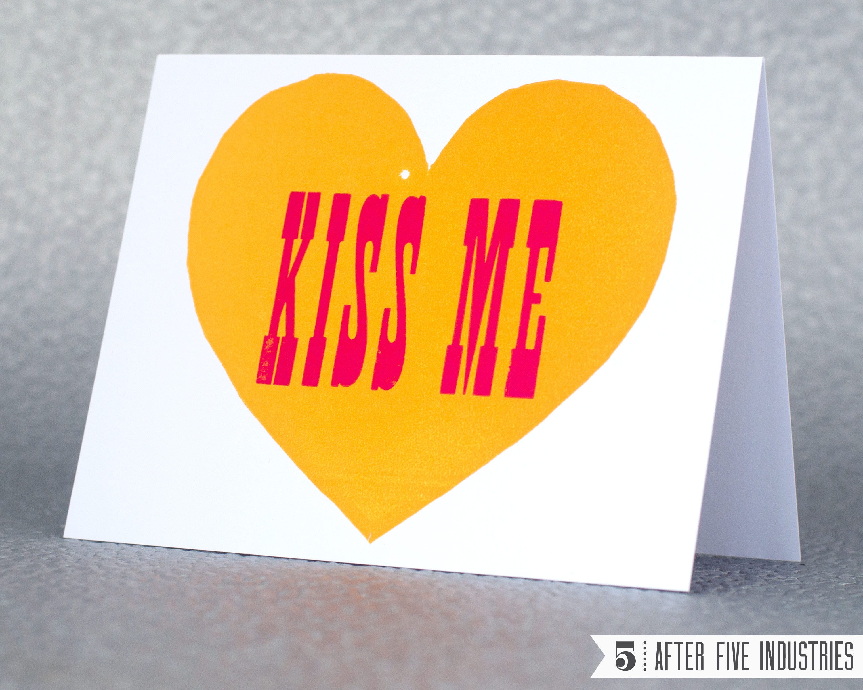 Conversation Hearts Letterpress Greeting Card - Etsy